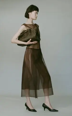 KALLMEYER Avra Silk Organza Maxi Dress