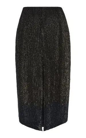 KALLMEYER Emilee Prism Sequined Pencil Maxi Skirt