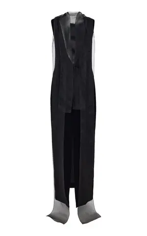 KALLMEYER Griei Scarf Velvet Maxi Dress