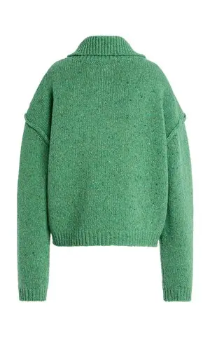 KALLMEYER Everett Funnelneck Donegal Wool Sweater