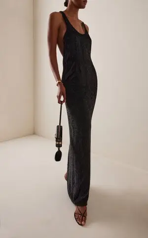 KALLMEYER Ivy Prism Sequined Halter Maxi Dress