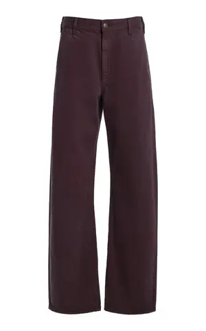 KALLMEYER Column Cotton-denim Straight Leg Pants - Black