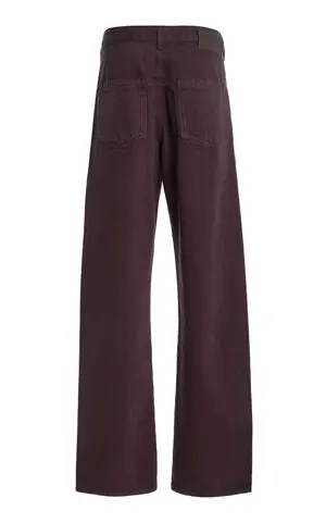 KALLMEYER Column Cotton-denim Straight Leg Pants