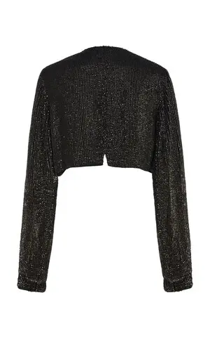 KALLMEYER Elara Prism Sequined Cropped Jacket