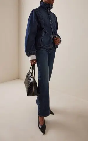 KALLMEYER Haley Flared Cotton Denim Pants