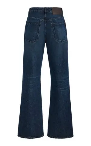 KALLMEYER Haley Flared Cotton Denim Pants