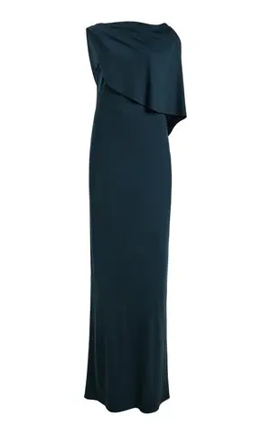 KALLMEYER Exclusive Giselle Draped Maxi Dress - Blue