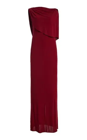 KALLMEYER Exclusive Giselle Draped Maxi Dress - Red