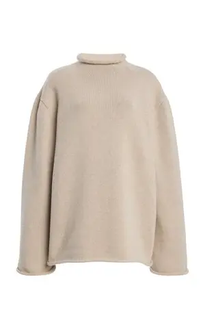 KALLMEYER Preston Rollneck Cashmere Sweater - Grey