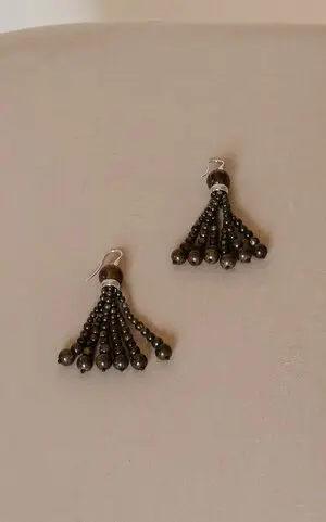 Le Sundial Venice Opera Bronzite Earrings