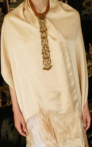 Le Sundial Ochre Cascade Necklace