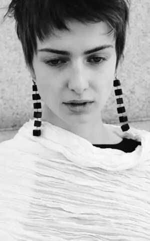 Le Sundial Tina Onyx Earrings