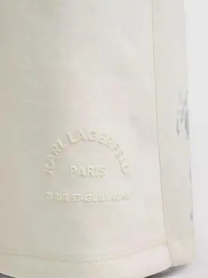Karl Lagerfeld Logo-embossed Drawstring Shorts