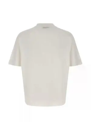 FILIPPO DE LAURENTIIS Mock-neck Cotton T-shirt