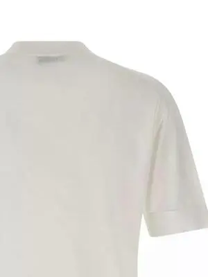 FILIPPO DE LAURENTIIS Mock-neck Cotton T-shirt