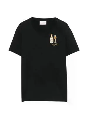 MC2 SAINT BARTH Emilie Bead-embellished T-shirt