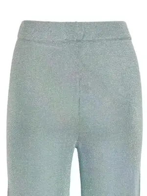 KANGRA Knitted Lurex Palazzo Pants