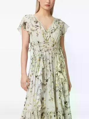 ALLSAINTS Canto Floral Maxi Dress - Green