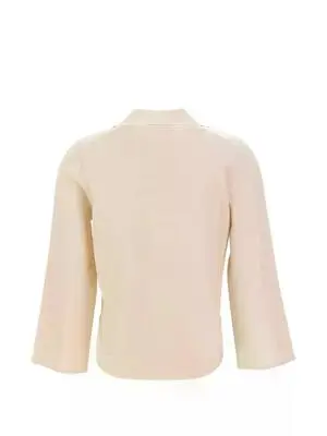 KANGRA V-neck Blouse With Slit Cuffs