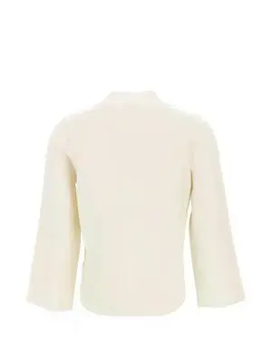 KANGRA V-neck Blouse With Slit Cuffs