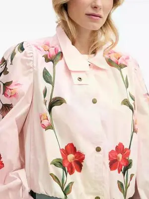 Barbour X Farm Rio Madalena Floral-print Jacket