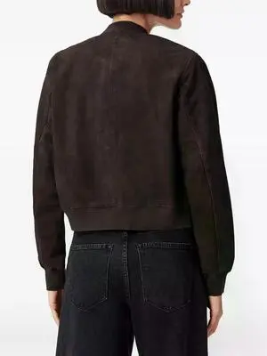 ALLSAINTS Orten Suede Bomber Jacket