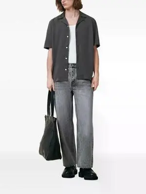 ALLSAINTS Hudson Logo-embroidered Short-sleeve Shirt