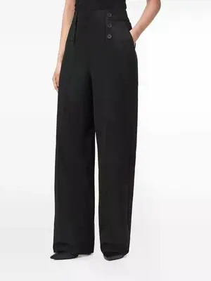 ALLSAINTS Raina Wide-leg Trousers With Button Detail