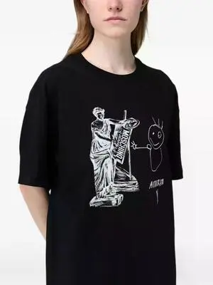 Moschino Graphic Print Mini T-shirt Dress