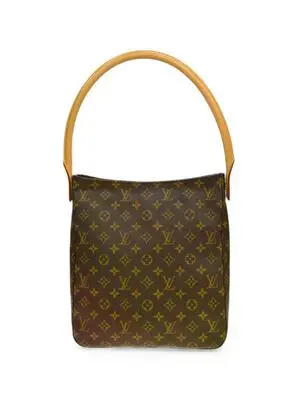 LOUIS VUITTON Monogram Canvas Looping Gm Shoulder Bag - Brown