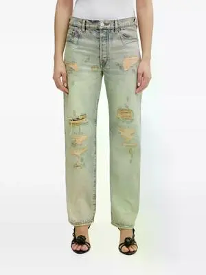 Kenzo Distressed Effect Straight-leg Jeans