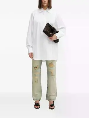 Kenzo Distressed Effect Straight-leg Jeans