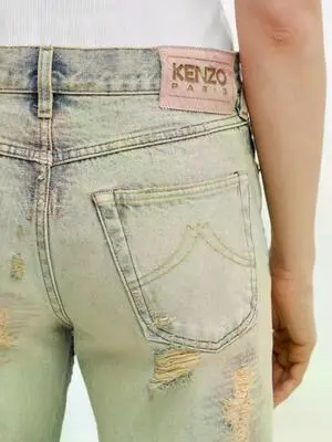 Kenzo Distressed Effect Straight-leg Jeans