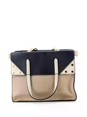Fendi Flip Leather Small Tote Bag