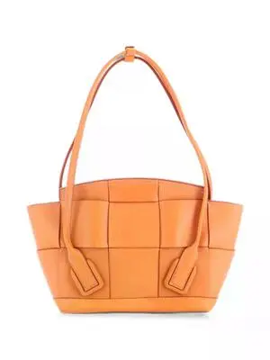 Bottega Veneta Maxi Intrecciato Leather Shoulder Bag - Brown