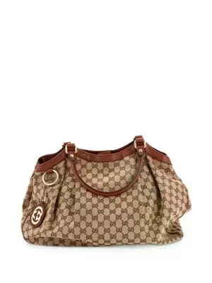 Gucci Sukey Gg Canvas Large Tote Bag - Brown