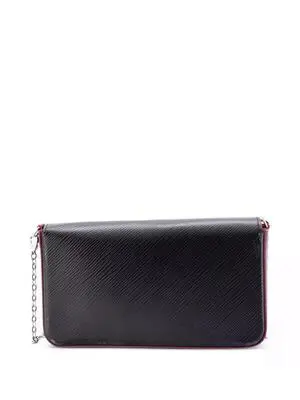 LOUIS VUITTON Felicie Pochette Epi Leather Crossbody Bag - Black