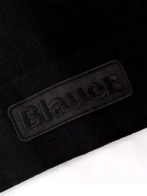 BLAUER. Logo-patch Beanie Hat
