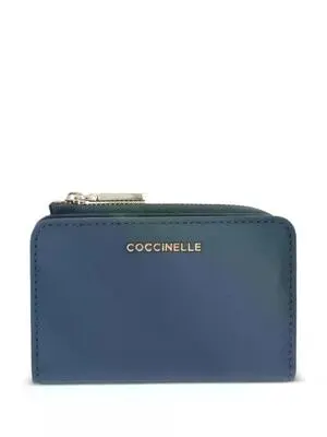 COCCINELLE Metallic Logo-detail Wallet - Blue