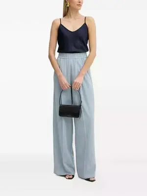 FRACOMINA V-neck Blouse With Adjustable Straps