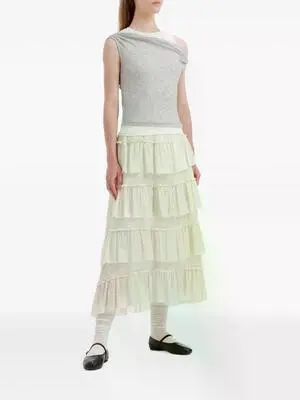 B+AB Tiered Ruffled Skirt