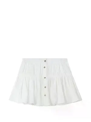 B+AB Button-up Ruffled Mini Skirt