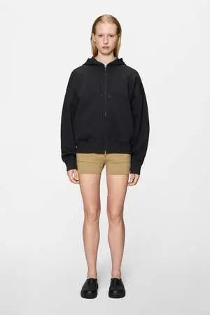 Rains Classic Zip Hoodie - Black