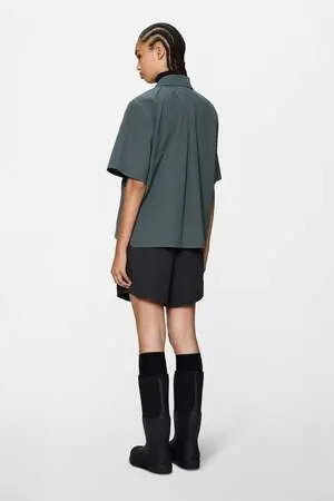 Rains Mito Short Sleeve Shirt - Grey