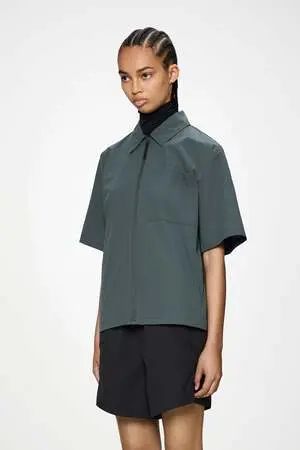 Rains Mito Short Sleeve Shirt - Grey