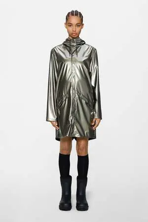 Rains Long Jacket Grey