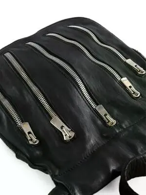 Guidi Multi-zip Leather Belt Bag