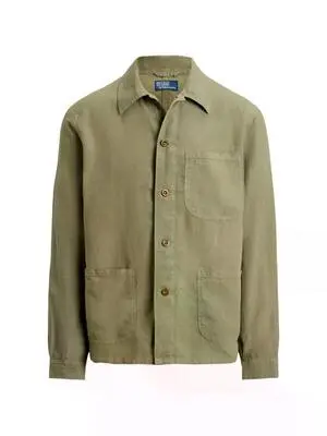 Polo Ralph Lauren Linen Utility Jacket - Green