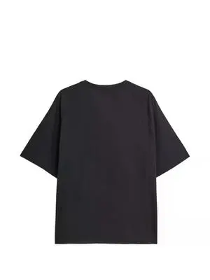 Y3 Logo-print Raglan-sleeve T-shirt - Black