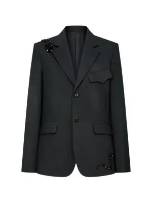 Zadig&Voltaire Vanille Crystal-embellished Blazer